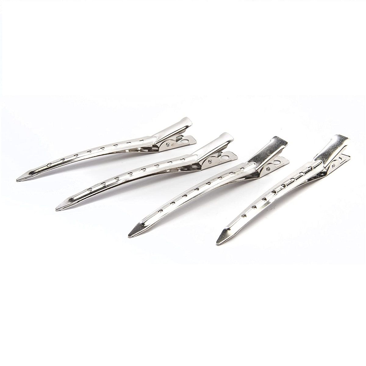 Diane Duck Bill Clips 3-1/2" Silver - 12 Pack D210C – Barber Salon Pro