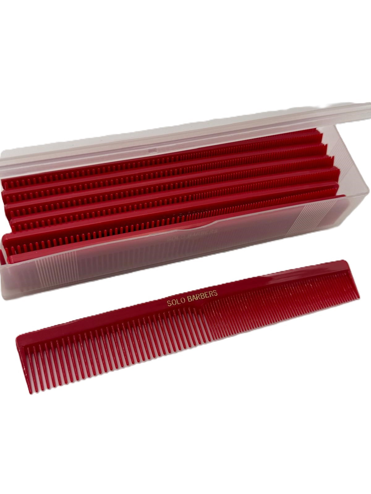 Solo Barbers 7" All Purpose Combs Red Color – Barber Salon Pro